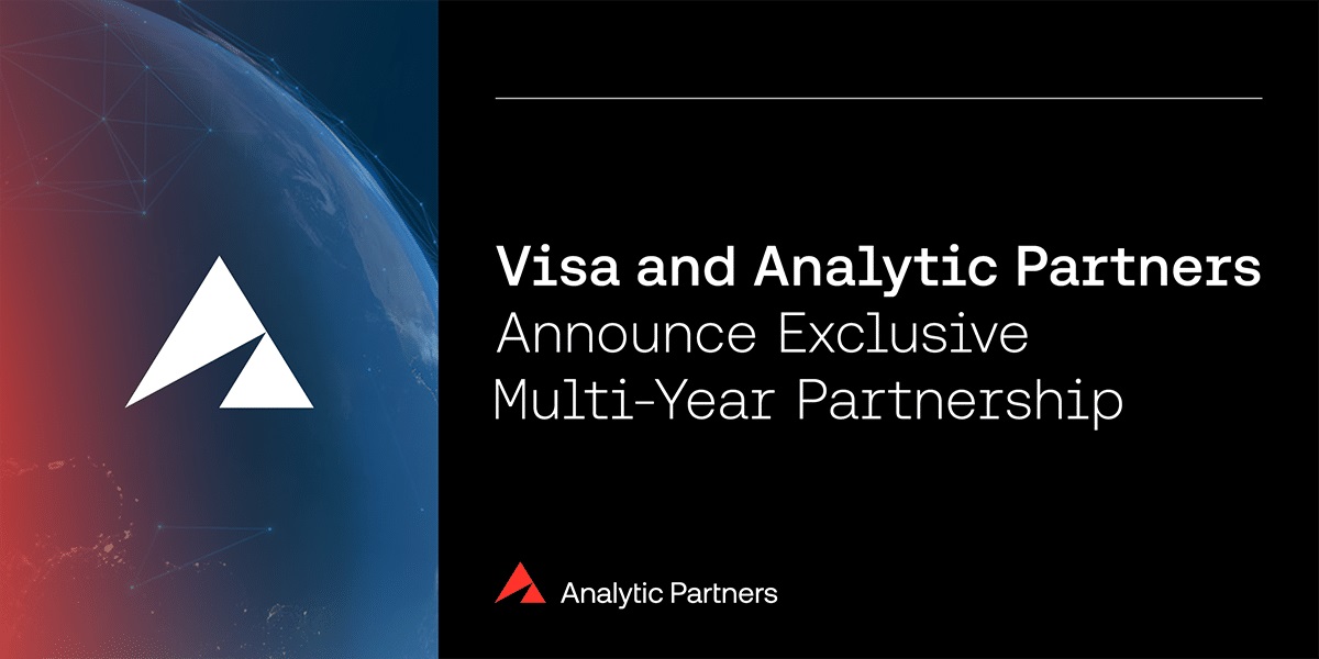 Visa宣布与Analytic Partners达成多年战略合作关系，赋能零售商和品牌的分析变革 | Analytic Partners勘讯 ...